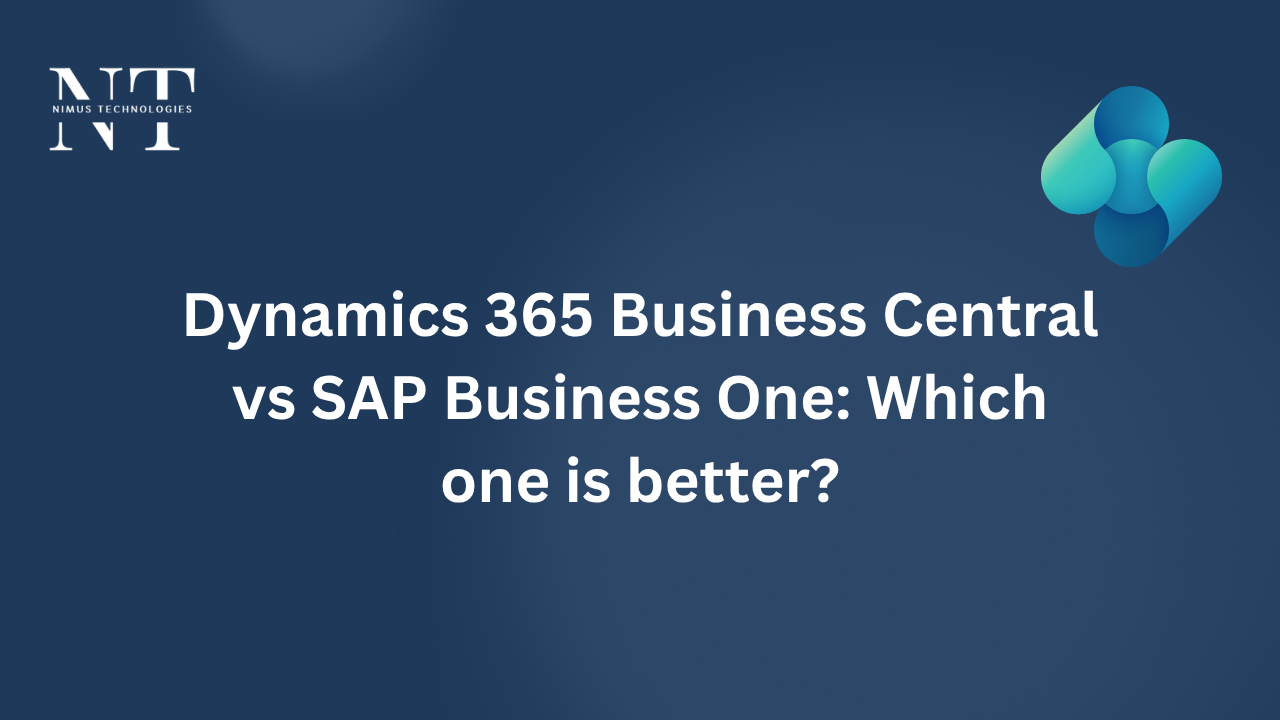 Dynamics 365 Business Central vs SAP Business One